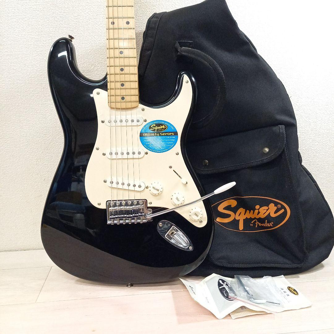 程度良好◎SQUIER by FENDER ストラトキャスター ブラック 黒