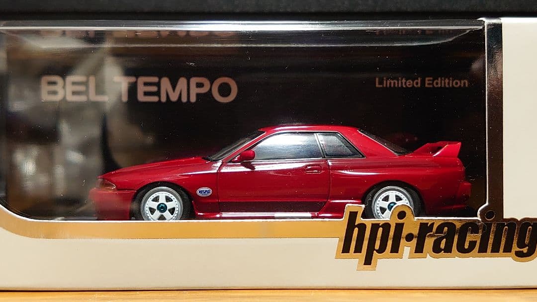 1/43 hpi グループA レッド r32 bnr32