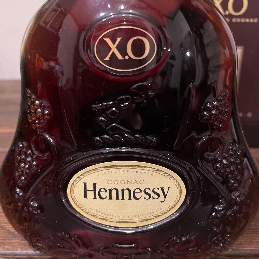 Hennessy ヘネシー XO 黒キャップ ブランデー コニャック DH0