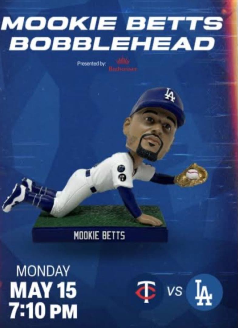 Dodgers Mookie Betts Bobblehead ドジャース