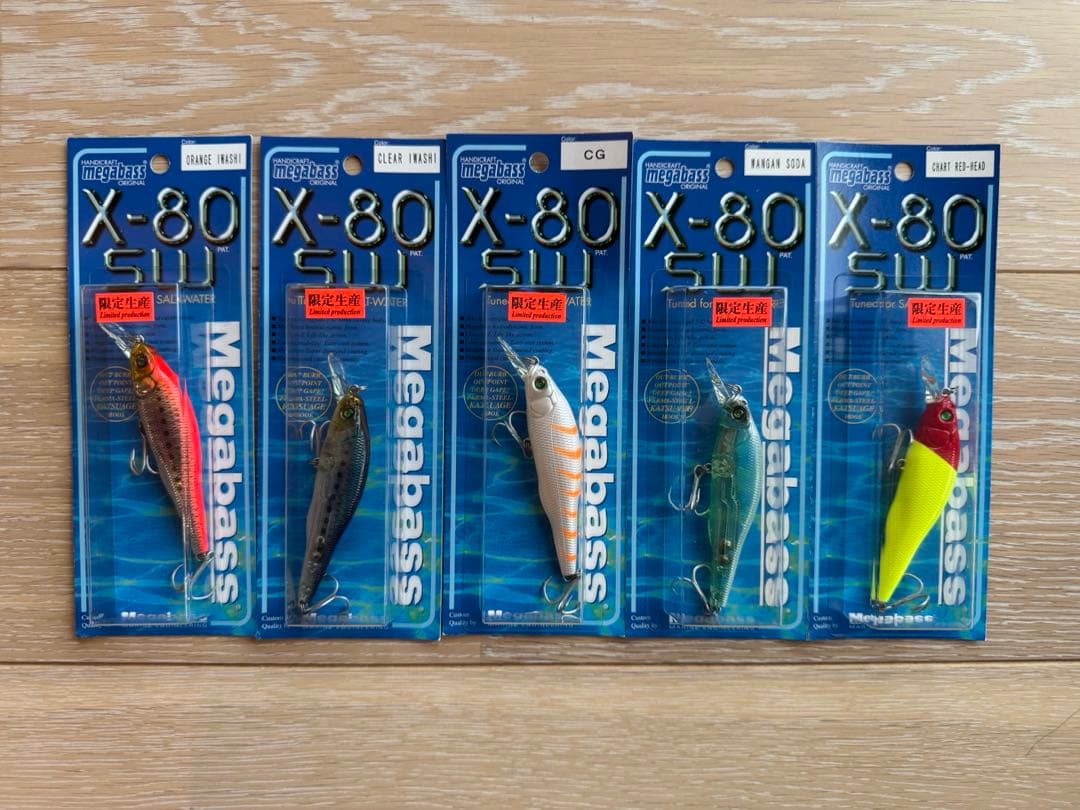 Megabass X-80 ルアー 5個セット