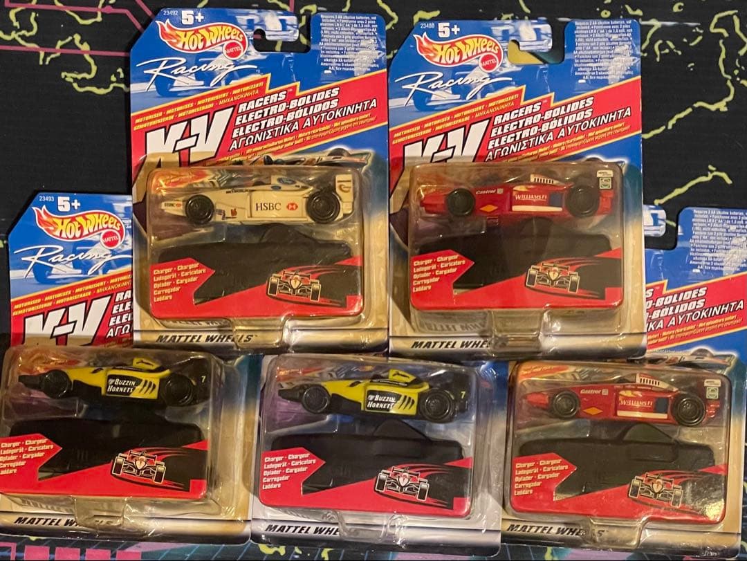 Hot Wheels X-V Racers 5台セット