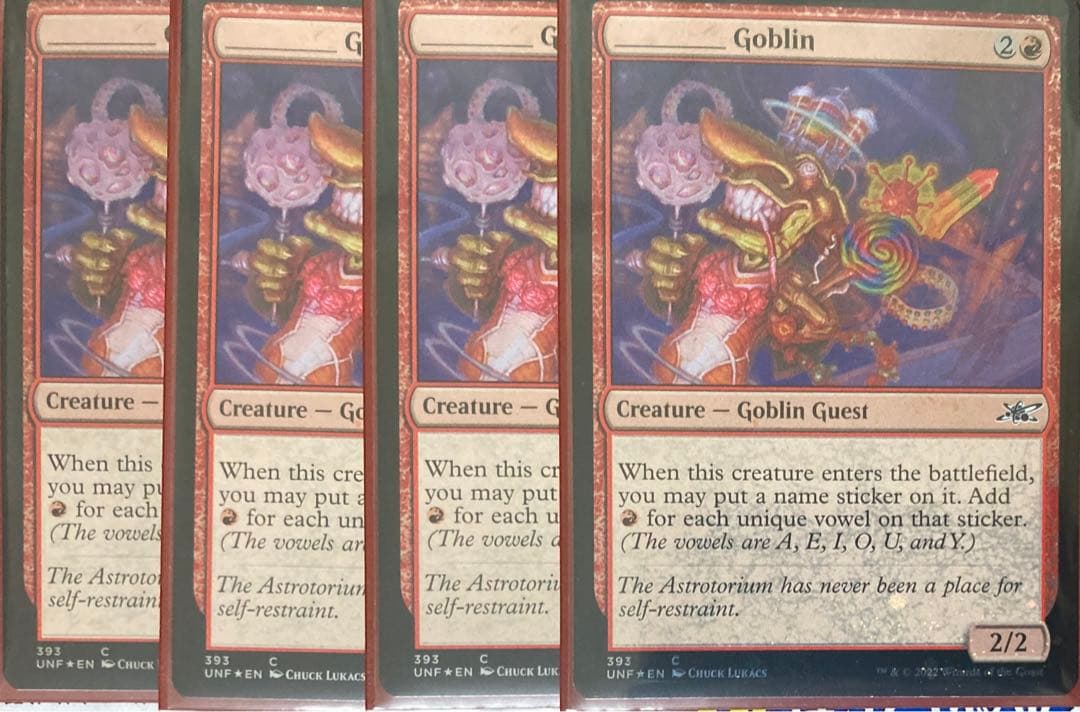 MTG　ギャラクシーfoil英語　4枚　________ Goblin　UNF
