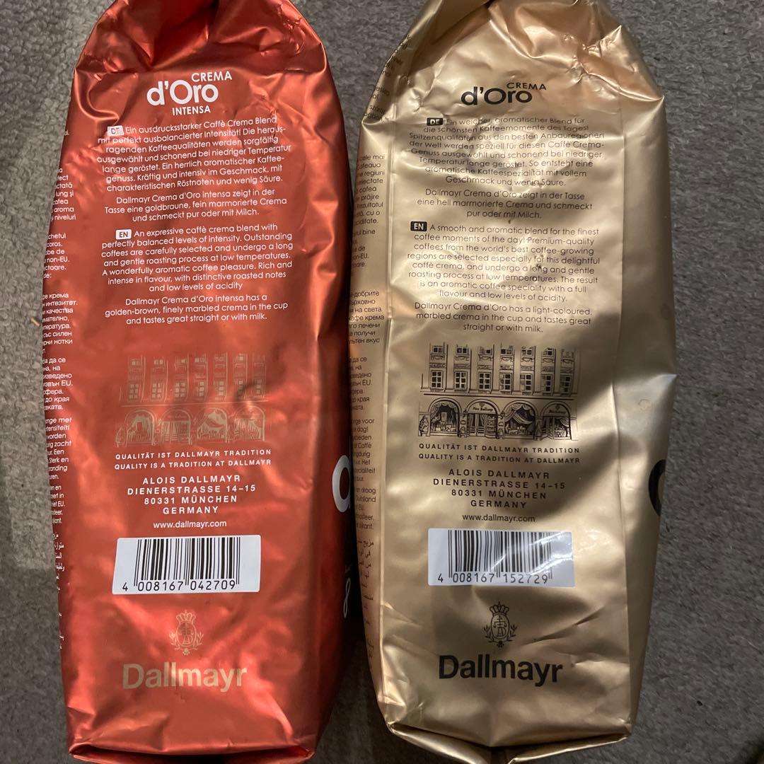 みすり　　ダルマイヤー Dallmayr CREMA d'Oro 計2Kg