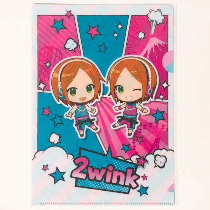 新品★あんスタ【2wink】富士急★クリアファイル＆スタンプラリーステッカー