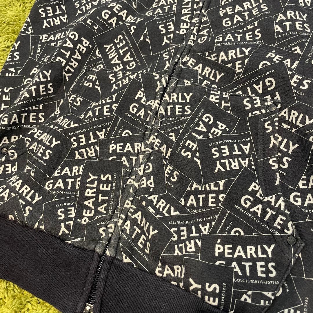 パーリーゲイツ PEARLYGATES ジップジャケット 総柄 ネイビー 0