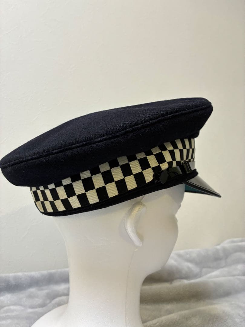 [レア]ロンドン警視庁　実物制帽　58cm