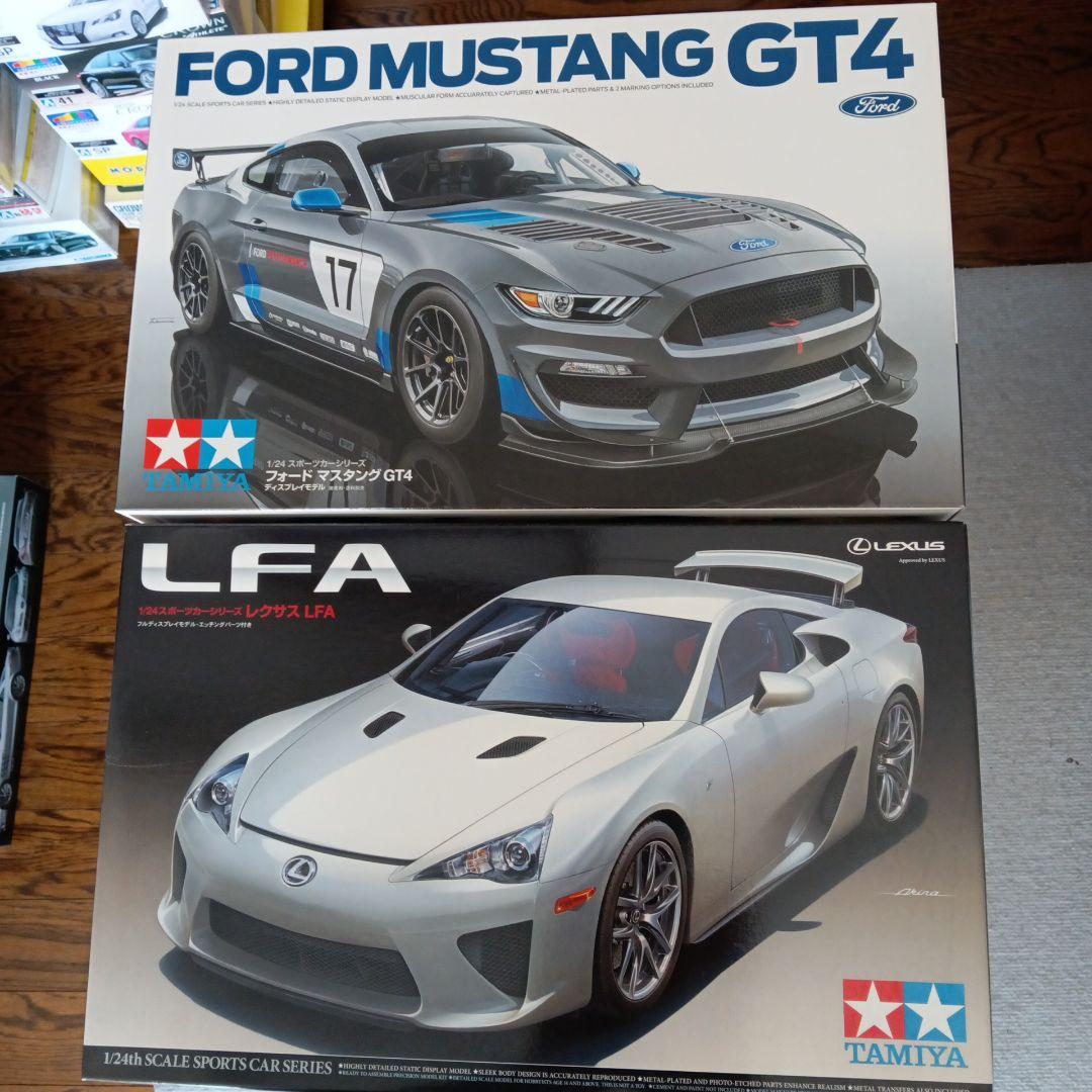 自動車 Tamiya Ford Mustang GT4 & LFA 1/24