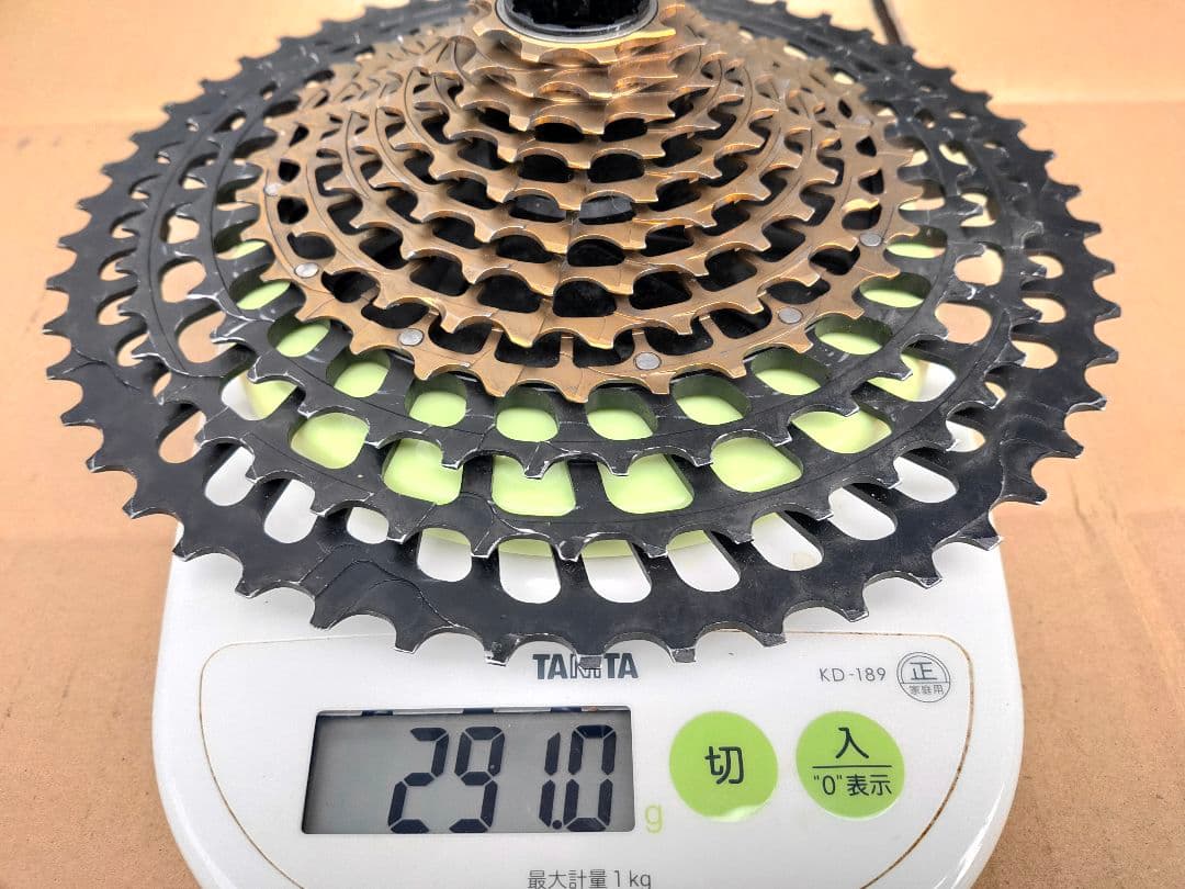 超軽量 MTB 12s スプロケット(9-51T, XD, 291g)
