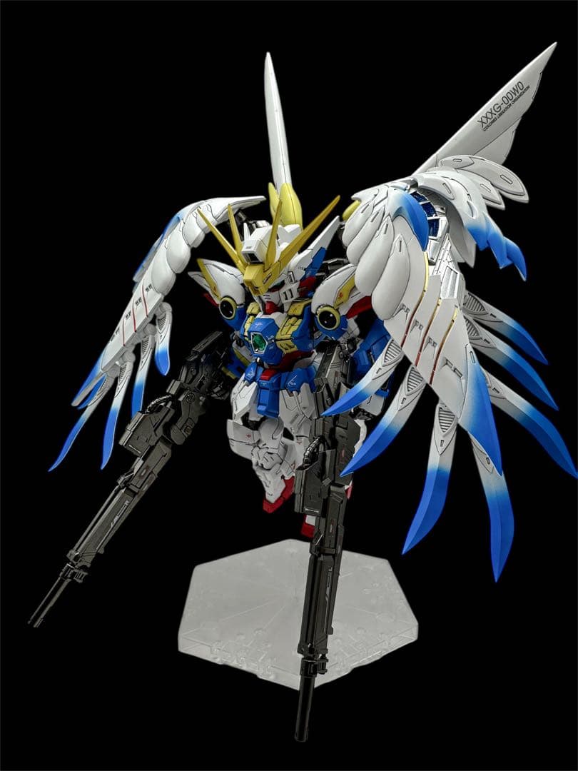 【バンダイ正規品・全塗装】MGSD ウイングガンダムゼロ EW 完成品