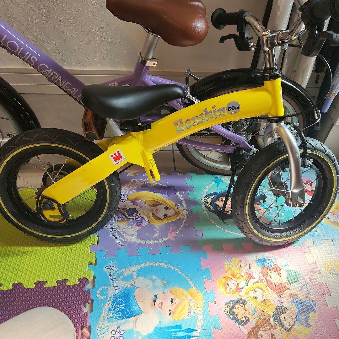 へんしんバイク　イエロー 幼児用自転車