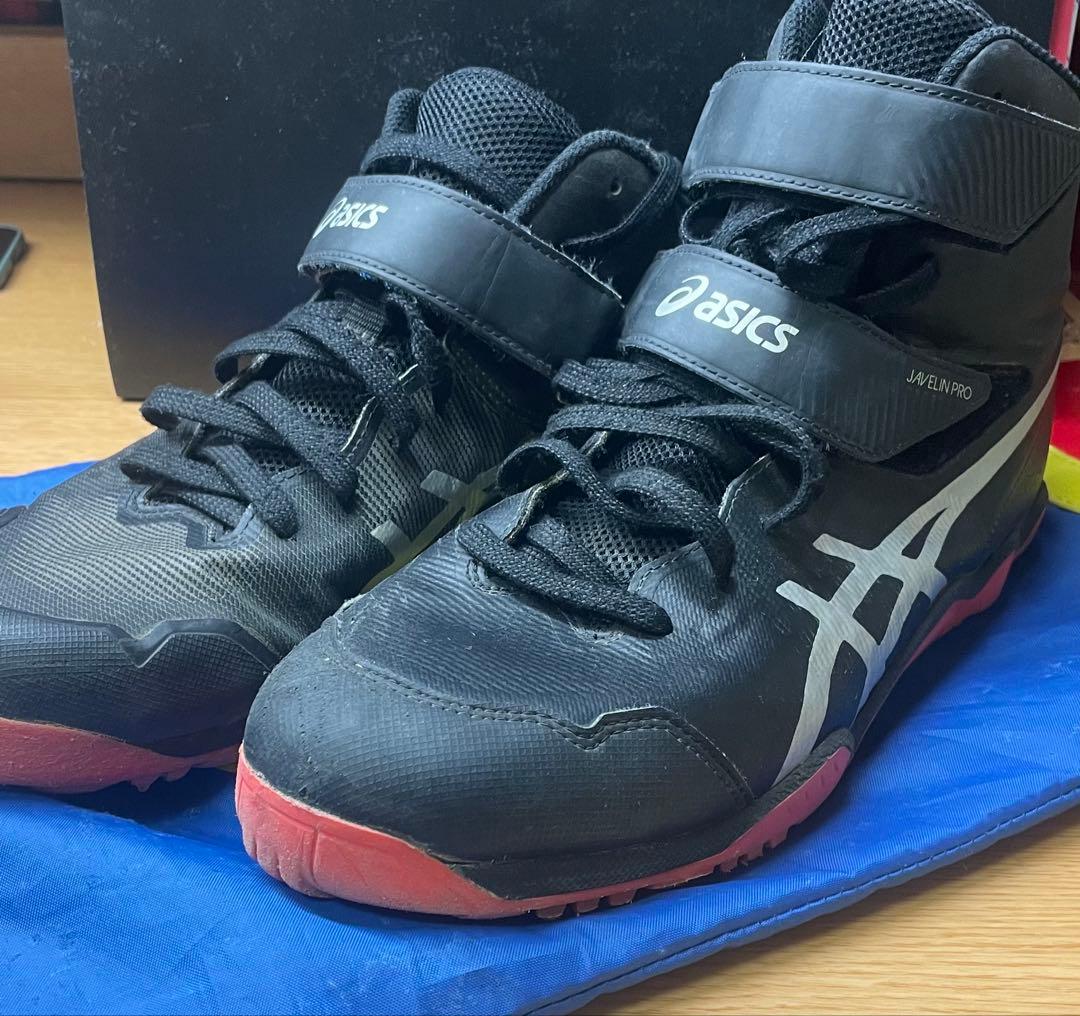 asics Javelin Pro スパイクシューズ ブラック/レッド27.5