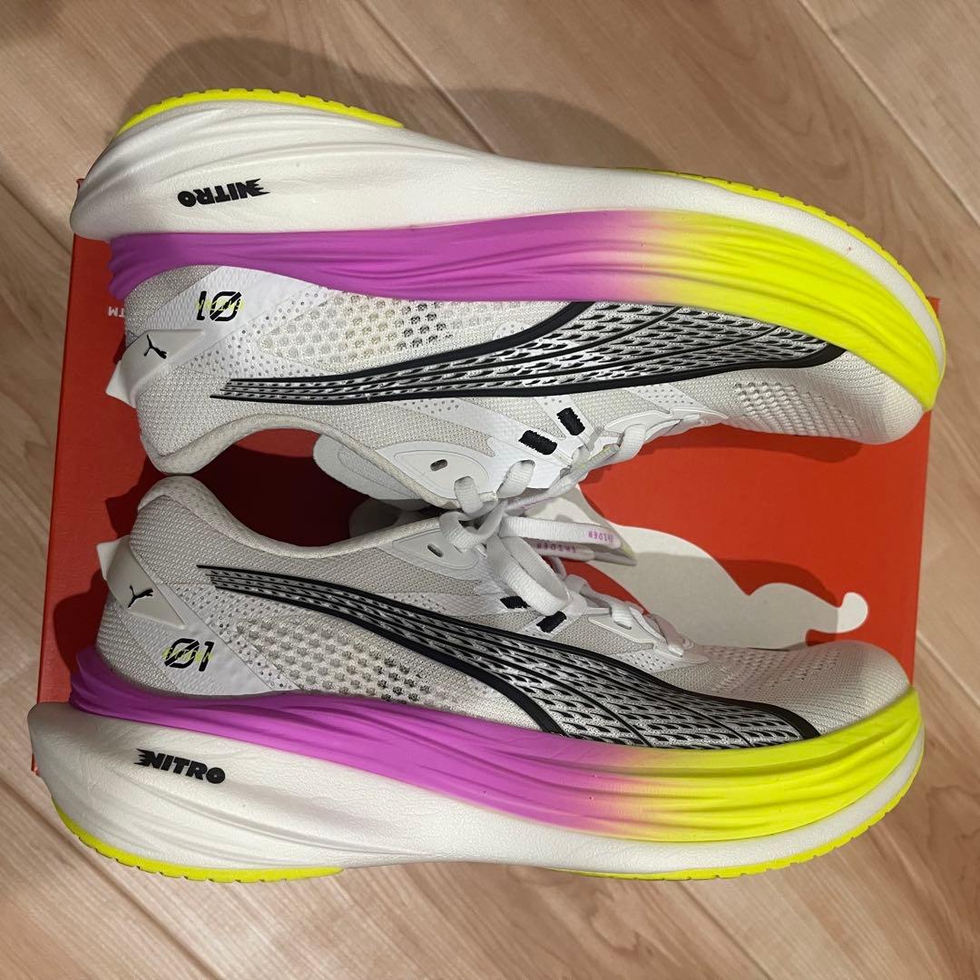 《極美品》PUMA DEVIATE NITRO 3 EKIDEN25.0cm