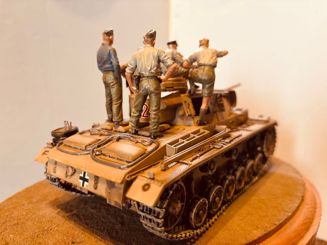 1／35 ドイツアフリカ軍団ロンメル将軍と幕僚達