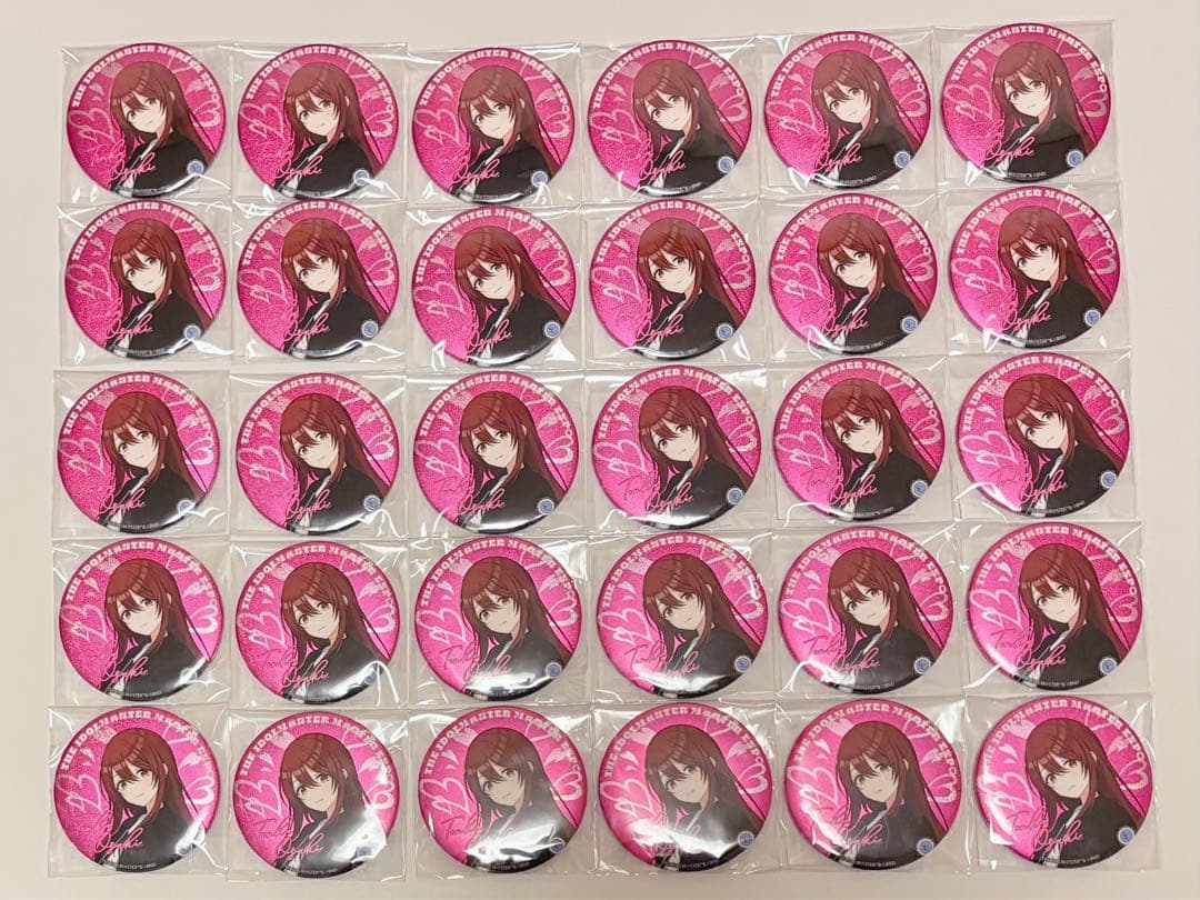 シャニマス 大崎甜花 アイマスエキスポ EXPO 公式グリッター缶バッジ