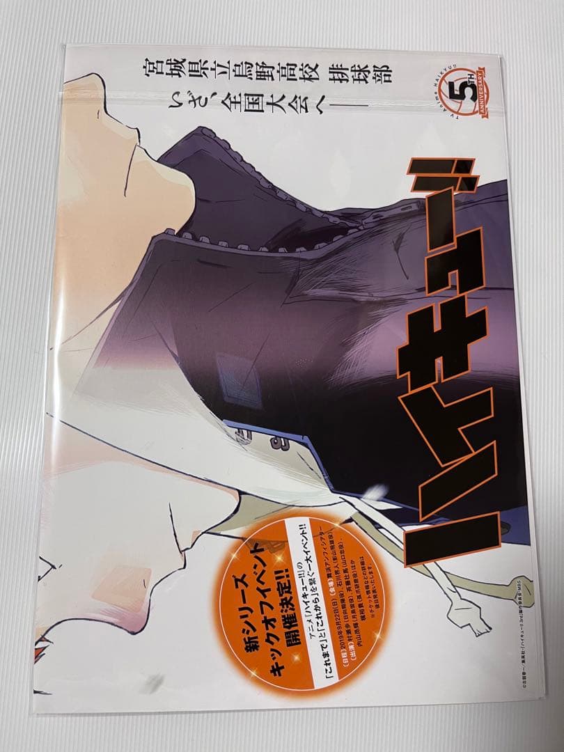ハイキュー‼︎ 日向翔陽　影山飛雄　新シリーズ決定ポスター　ジャンフェス2019