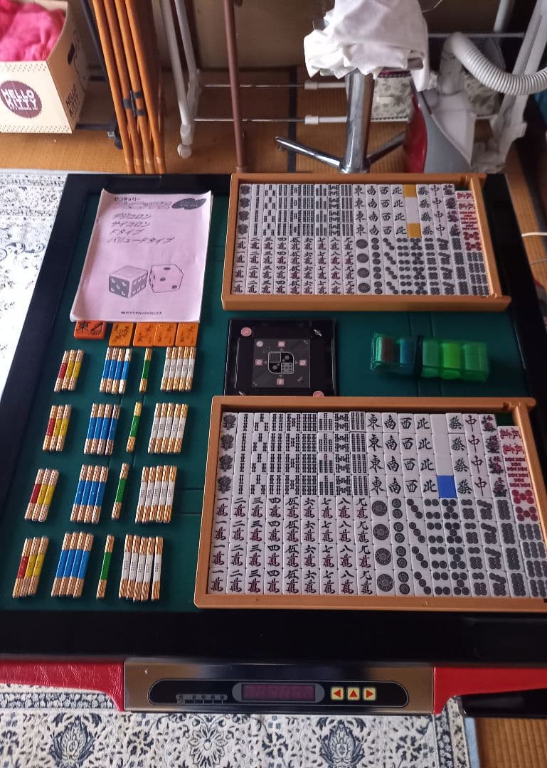 全自動麻雀卓　センチュリーPAL　デジコロンCF 50Hz仕様？　牌皿無し