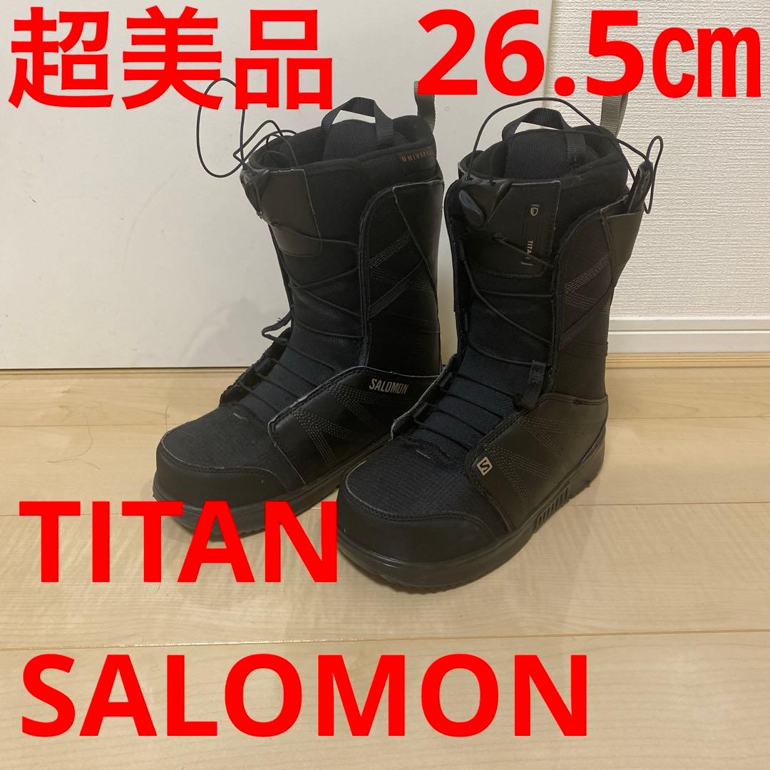 【未使用に近い美品_即日発送】SALOMON スノボTITAN 26.5cm