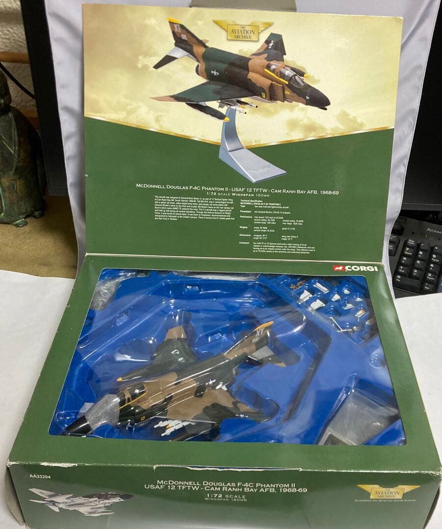CORGI F-4C ファントムⅡ 1/72 米空軍 ダイキャスト