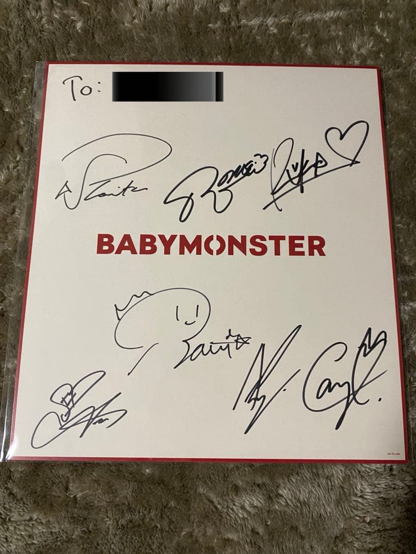 BABYMONSTER 全員サイン