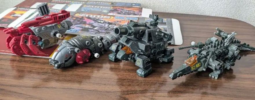 機獣新世紀　ZOIDS　　モルガ　カノントータス　バリゲーター　シーパンツァー