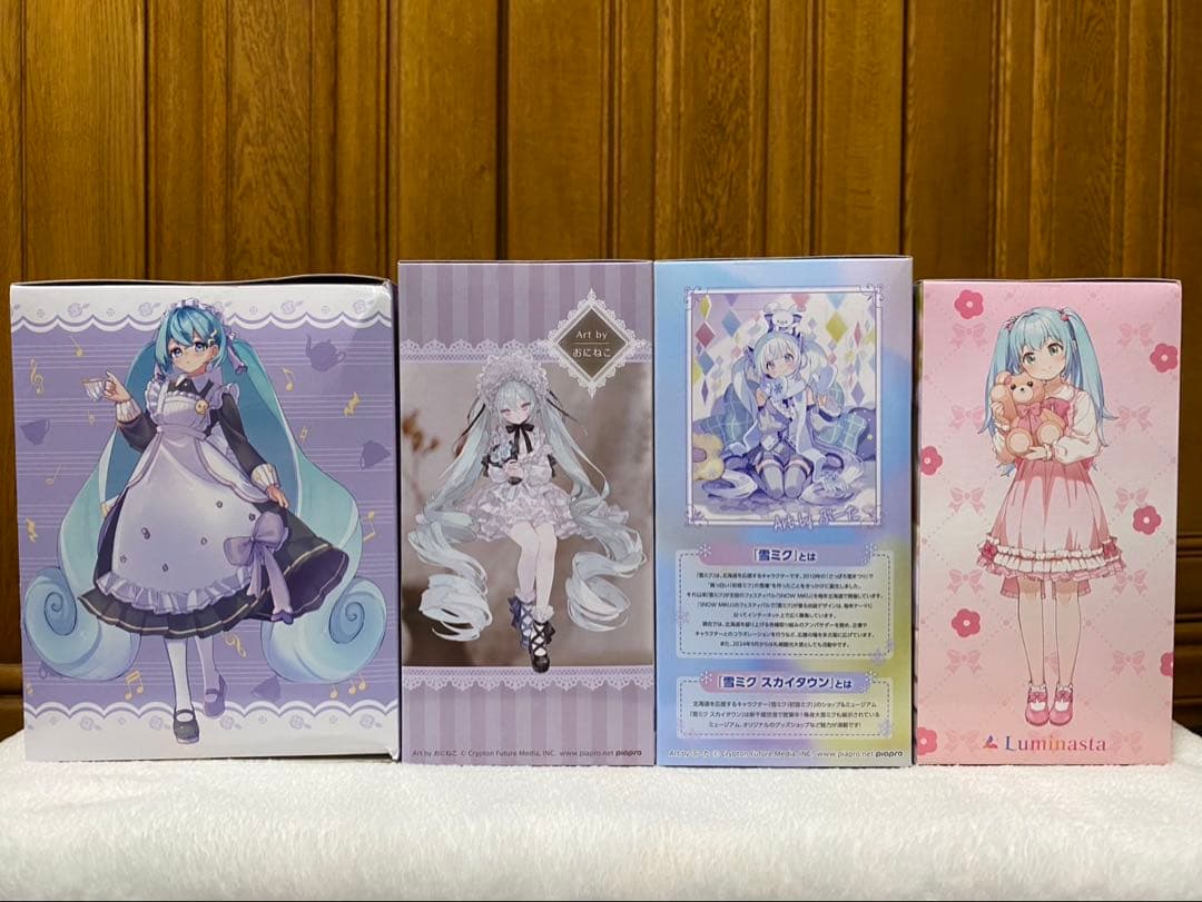 初音ミク　雪ミク　他　4体セットフィギュア　まとめ売り