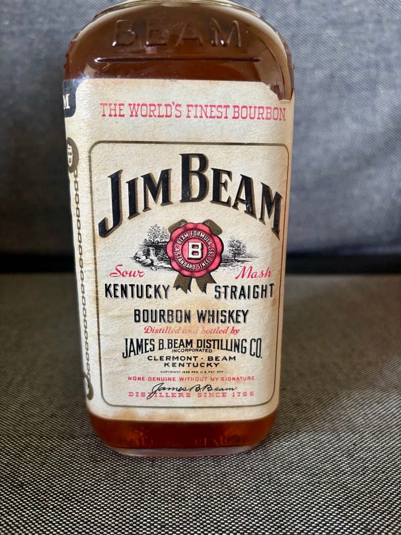 JIM BEAM　ジムビーム　バーボンウイスキー古酒　未開封