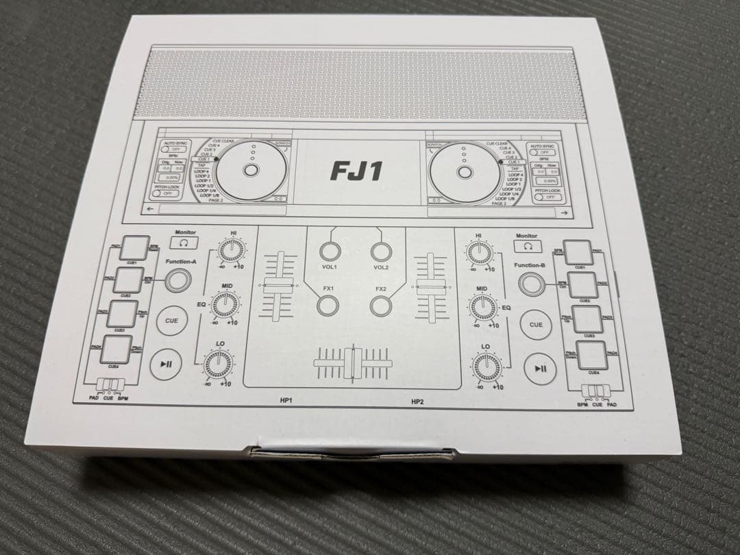 【新品未開封】FJ1 DJコントローラー A4サイズ ブラック　ミューシグナル