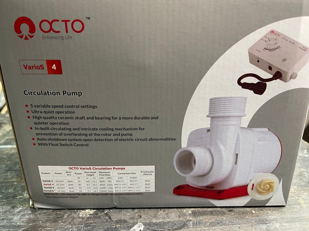 海水魚用品 OCTO VarioS4 4000L/h