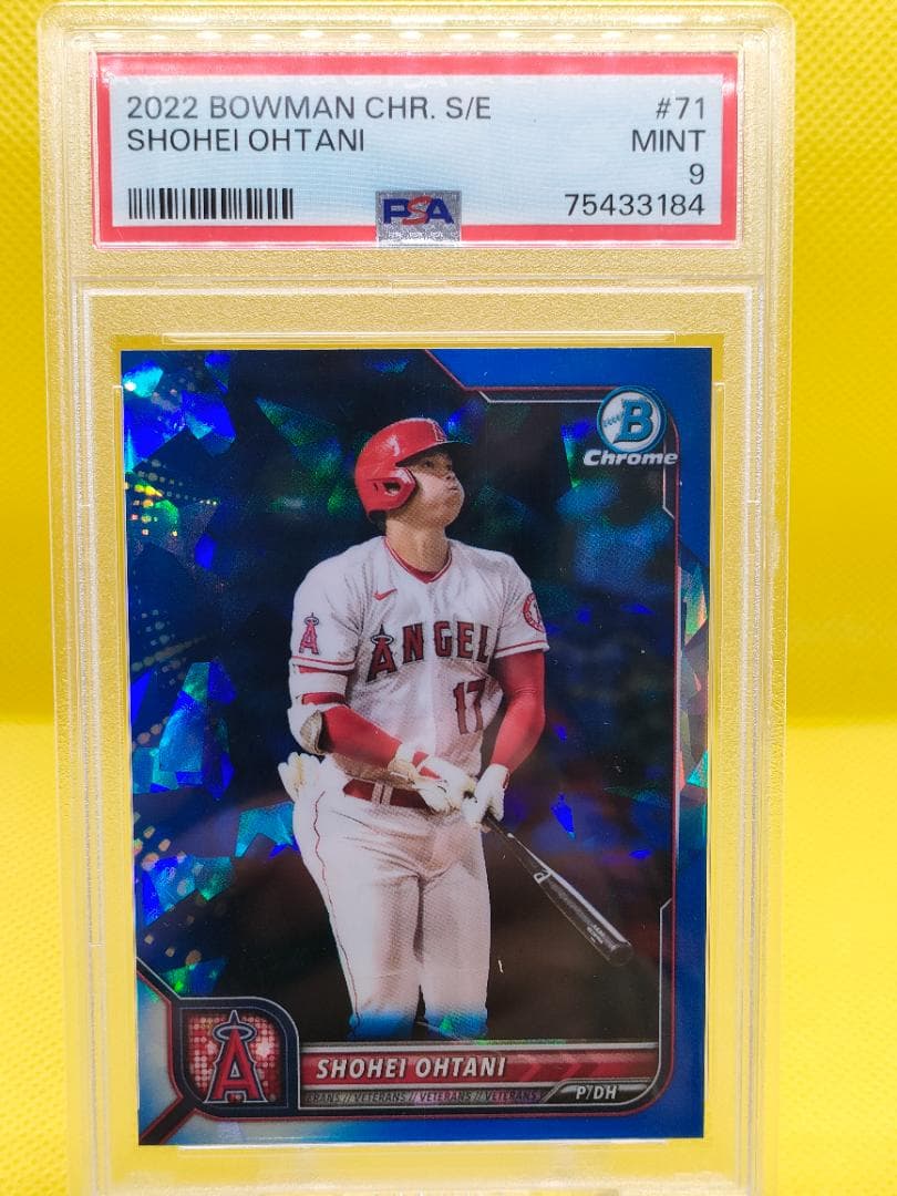 【PSA9鑑定品】大谷翔平2022 Bowman Chrome Sapphire