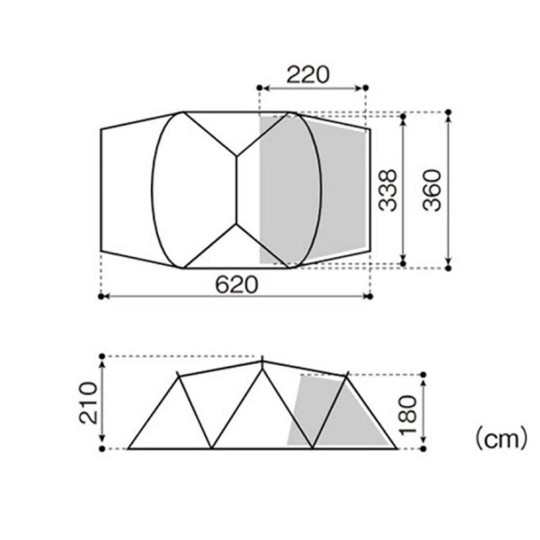 【未使用新品】ランドネストシェルター シールドルーフセット