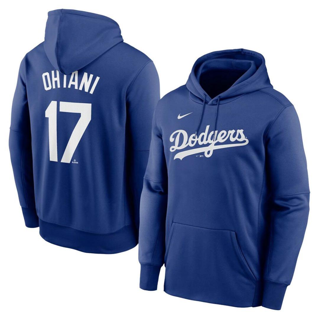 NIKE Dodgers 17 大谷翔平 パーカー ブルー　MENS mサイズ