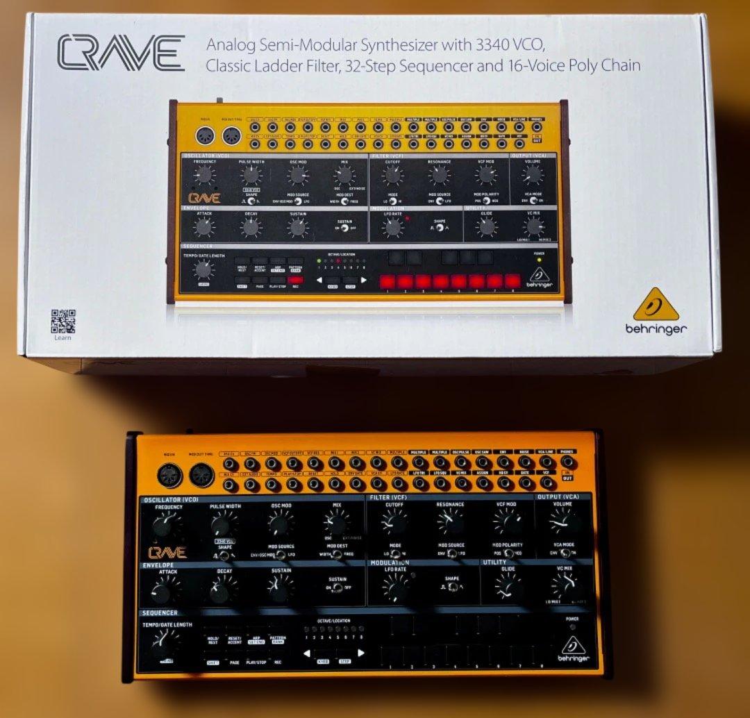 Behringer CRAVE アナログシンセサイザー・シーケンサー・モジュラー