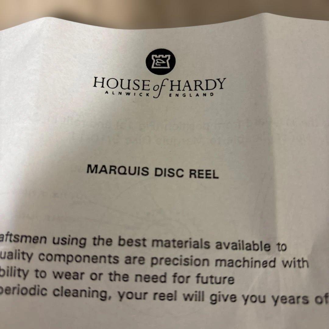 リール HOUSE OF HARDY. Marquis Disc#8