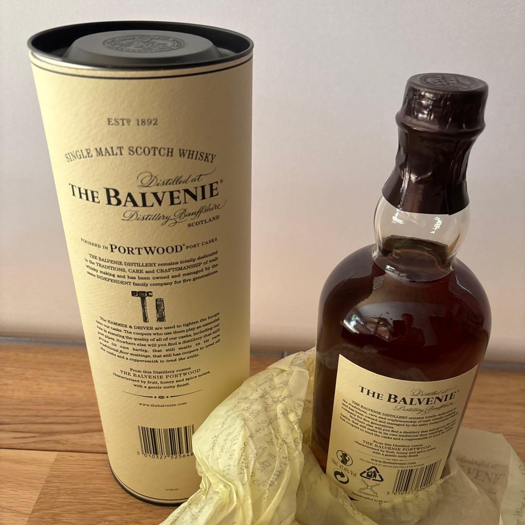 希少THE BALVENIE 21年 PORTWOOD 700ml旧型47.6度