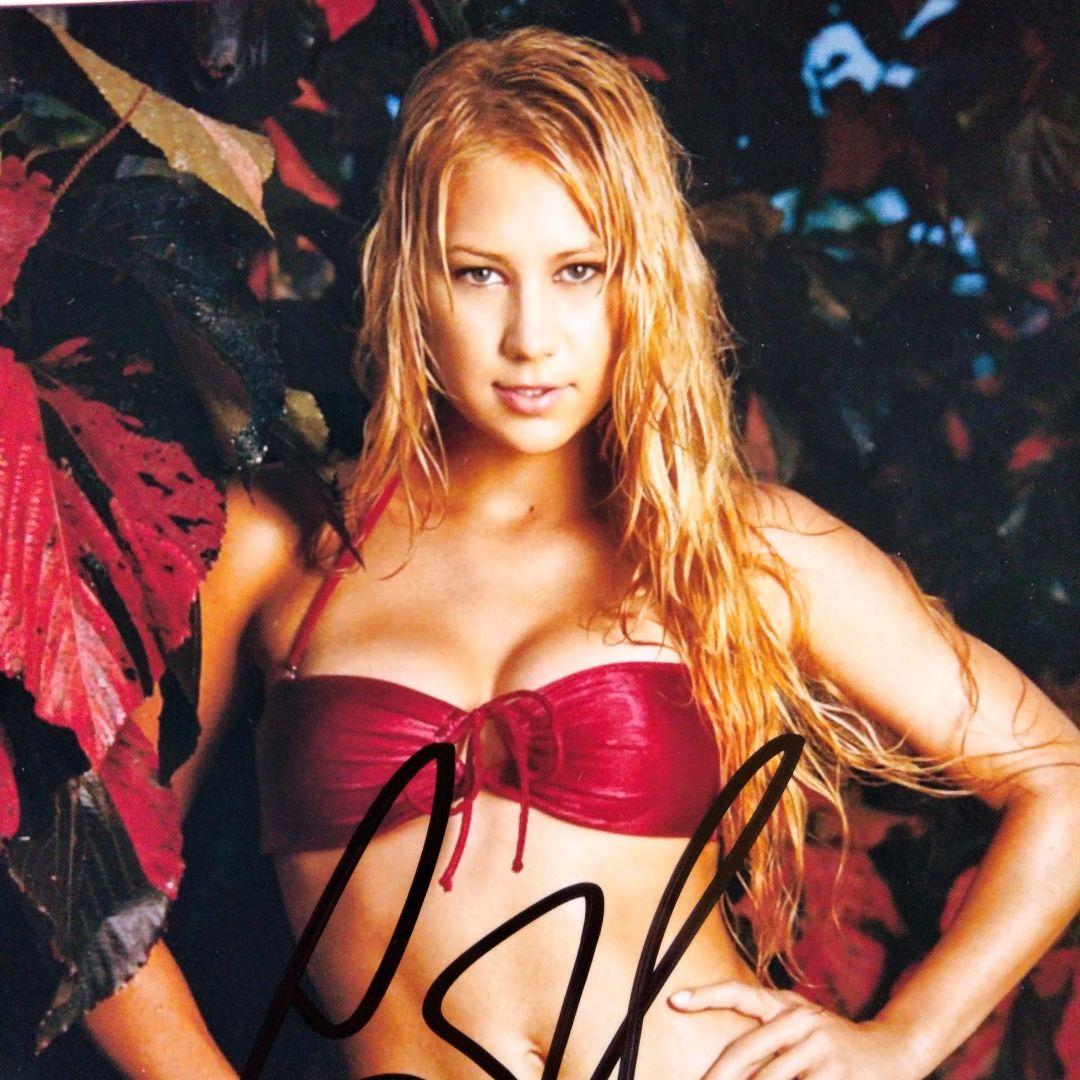 アンナ・クルニコア直筆サイン入り2Lサイズ写真…Anna Kournikova…