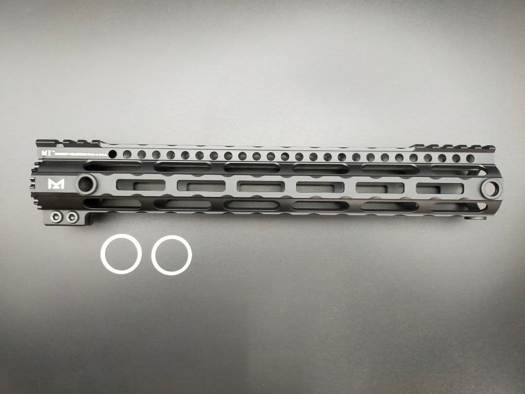 MIタイプ　M-Lok　12.5インチ　軽量化　ハンドガード　BK