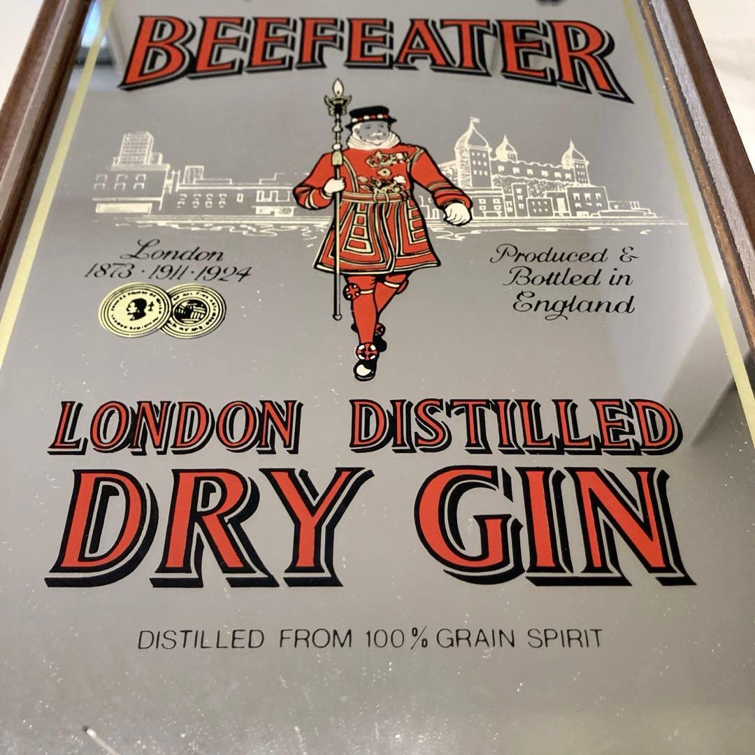 Beefeater ロンドン・ドライ・ジン パブミラーサイン　LONDON