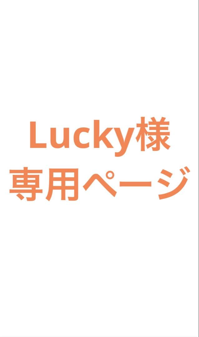 Luckyページ ※専用ページですので、他の方のご購入はご遠慮下さい