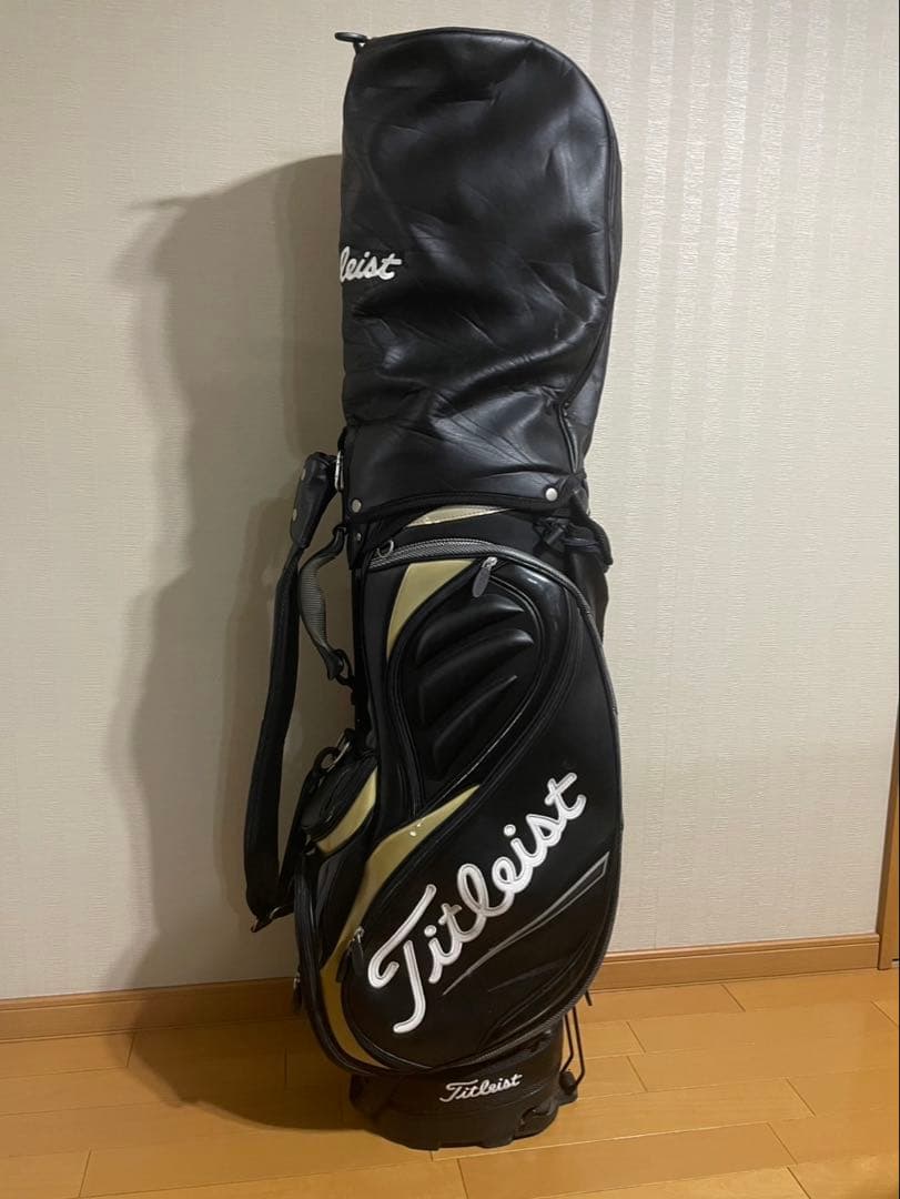 Titleist キャディバッグ 黒/金