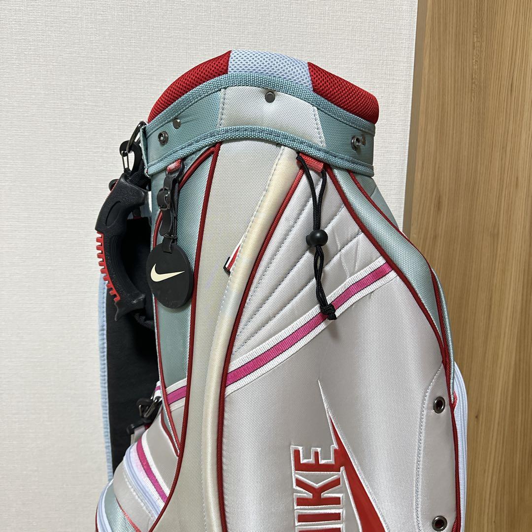廃盤希少 NIKE GOLF キャディバッグ ライトブルー/ホワイト