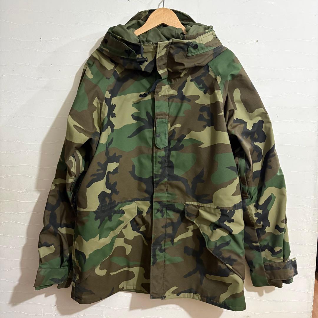 vintage92年USArmy緑カモゴアテックスパーカM/R