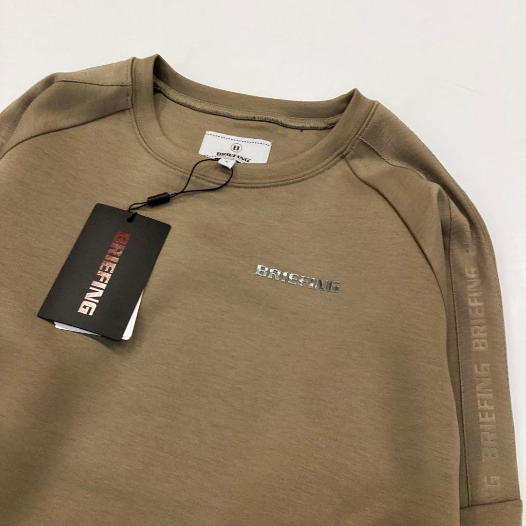 BRIEFING 新品　WS WARM LOGO LINE CREWNECK M