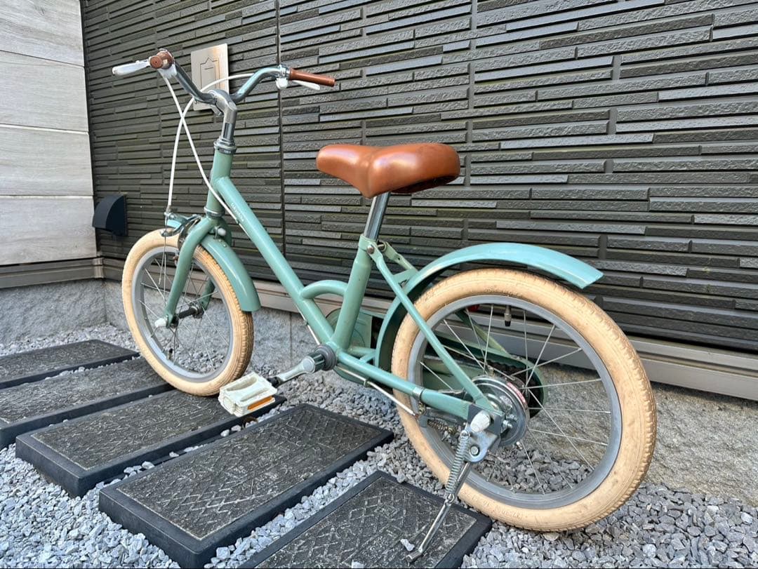 little tokyobike ブルージェイド 前カゴ&補助輪付き