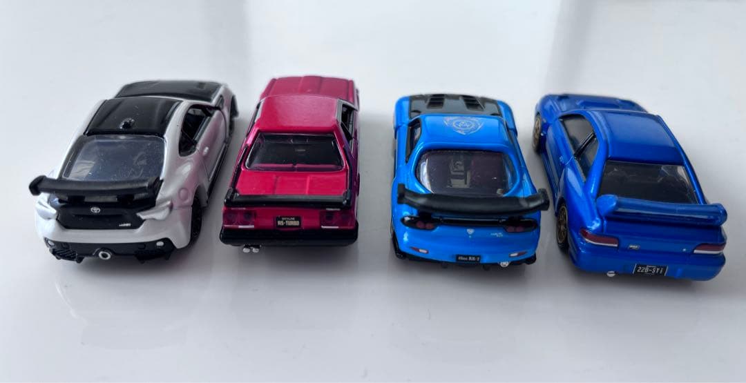 TOMICA トミカ 86 RX-7 インプレッサ スポーツカー 4台