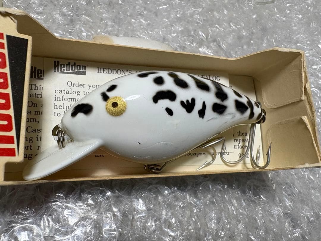 オールドヘドン　ビッグヘッド　WCD レアカラー　縦割れ　HEDDON ルアー