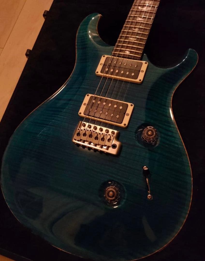 ギター PRS Custom24 10top Blue Matteo
