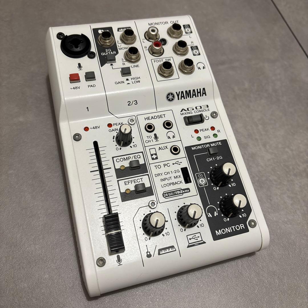 YAMAHA AG03 ミキサー オーディオインターフェース