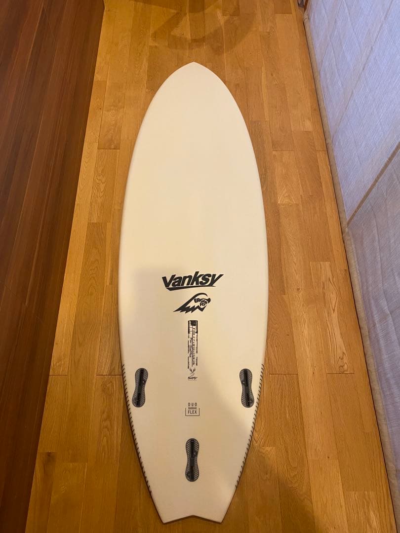 Vanksy Duo Flex ショートボード ホワイト　未使用品6'1 33L
