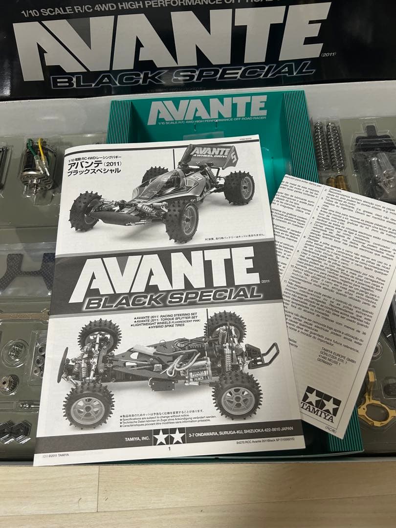 お値下　TAMIYA AVANTE BLACK SPECIAL 1/10